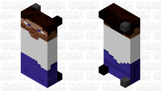 Steve bed(rock) but it's white (no bad joke) Minecraft Mob Skin