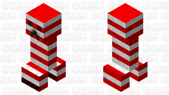 Christmas Creeper Minecraft Mob Skin