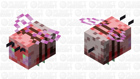 Candy Bee [that why is candy land] Minecraft Mob Skin