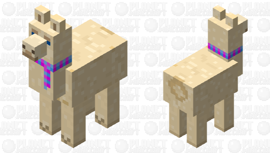 Luna the Llama from Minecraft Story Mode Minecraft Mob Skin