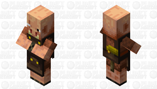 pigling toolsmith(villager) Minecraft Mob Skin