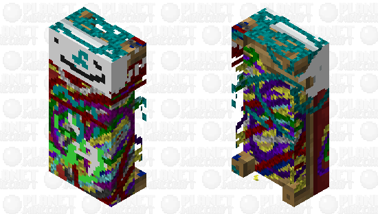 Glitched Meme Bed! Minecraft Mob Skin