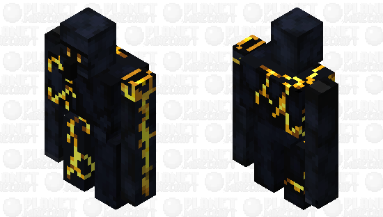 Gilded blackstone golem Minecraft Mob Skin