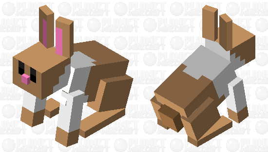 Mr. Cutie Bunny Minecraft Mob Skin