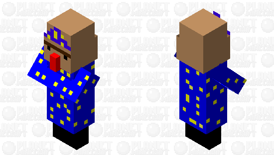 Wizard villager skin Minecraft Mob Skin