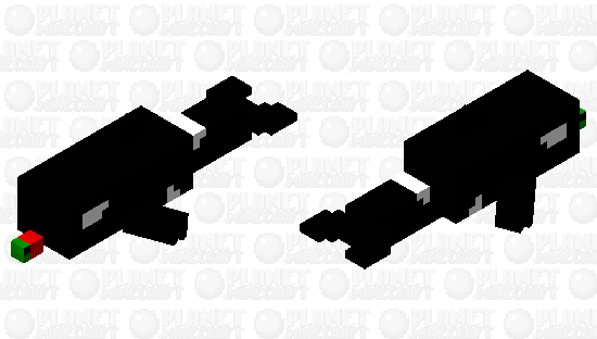 Orca Eating Fish Minecraft Mob Skin