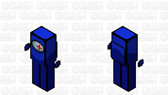 Blue (impostor) Minecraft Mob Skin