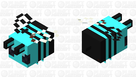Diamond bee Minecraft Mob Skin