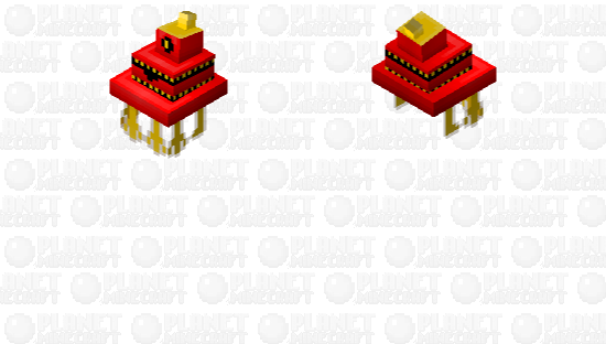 Red Bill cipher Minecraft Mob Skin