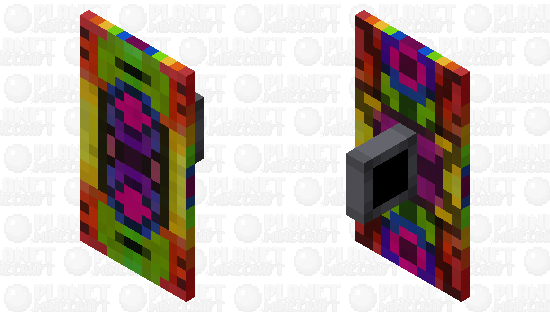 psychedelic Minecraft Mob Skin
