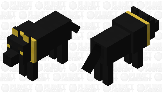 Jackal [domesticated] Minecraft Mob Skin
