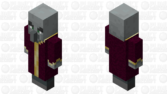 Purple Robe Evoker Minecraft Mob Skin