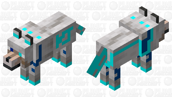 Kj The Wolf Minecraft Mob Skin