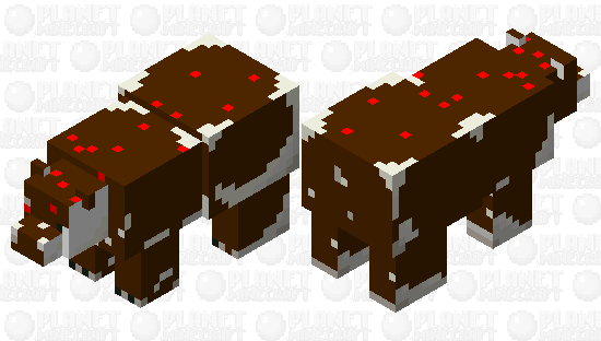 baer dipt in cake Minecraft Mob Skin