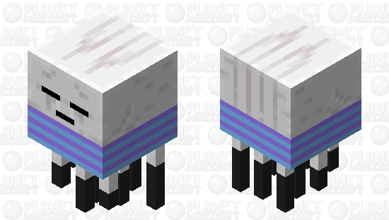 Frisk Ghast Minecraft Mob Skin