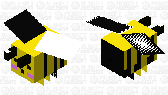 CUTe BEE Minecraft Mob Skin