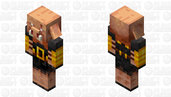 [Piglin] [Bedrock] Minecraft Mob Skin