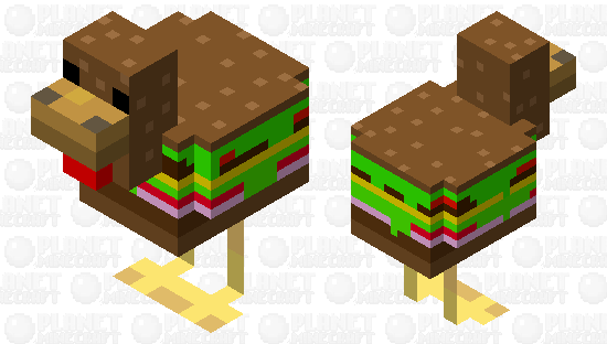 food chicken Minecraft Mob Skin