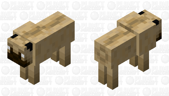 Pug Minecraft Mob Skin