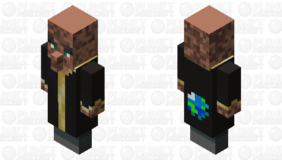 Angry villager Minecraft Mob Skin