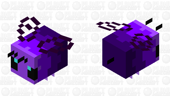 Violet bee Minecraft Mob Skin