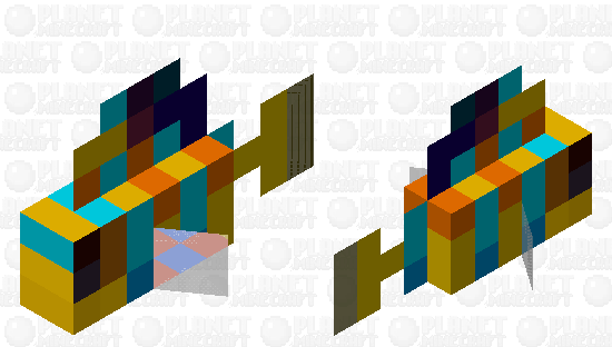 Regal Angelfish Minecraft Mob Skin