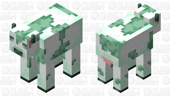 Mint Cow Minecraft Mob Skin