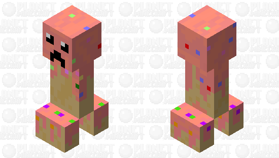 candy creeper Minecraft Mob Skin