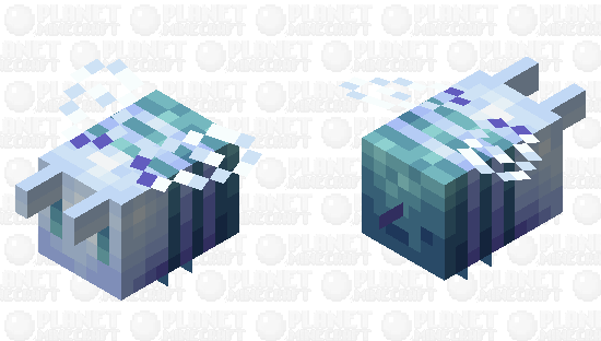 Flying Powder Puff Minecraft Mob Skin