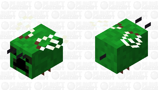 Flying Nuclear Bomb Minecraft Mob Skin