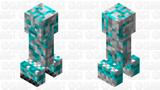 ice creeper Minecraft Mob Skin
