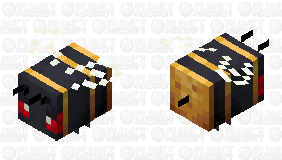 black bee Minecraft Mob Skin