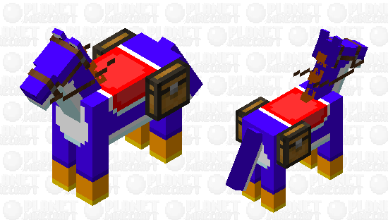 Blue Yoshi Minecraft Mob Skin