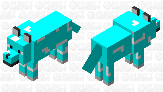 diamond wolf Minecraft Mob Skin