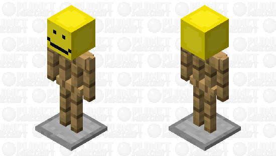 Happy Armour stand. Minecraft Mob Skin