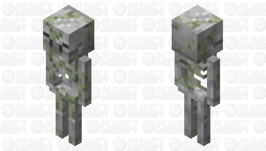 Zombified Piglin Skeleton Minecraft Mob Skin