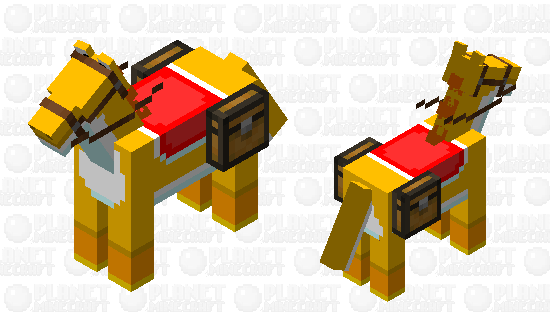 Orange Yoshi Minecraft Mob Skin