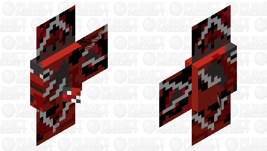 Charred crimson fish Minecraft Mob Skin
