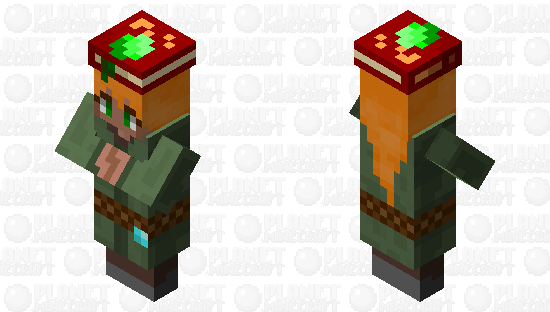 Female Diamond Level Librarian Minecraft Mob Skin