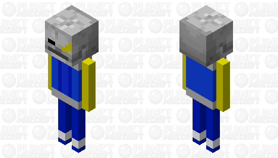 Outertale Sans Minecraft Mob Skin