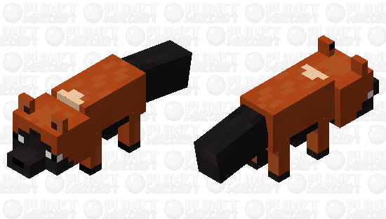 red ruffed lemur Minecraft Mob Skin