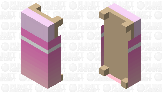 .' pink gradient bed '. Minecraft Mob Skin