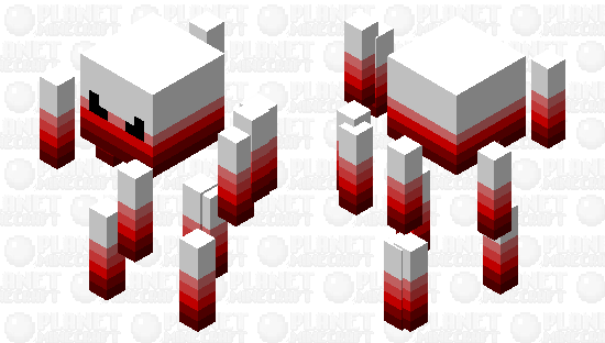 Red Hyper Blaze Minecraft Mob Skin