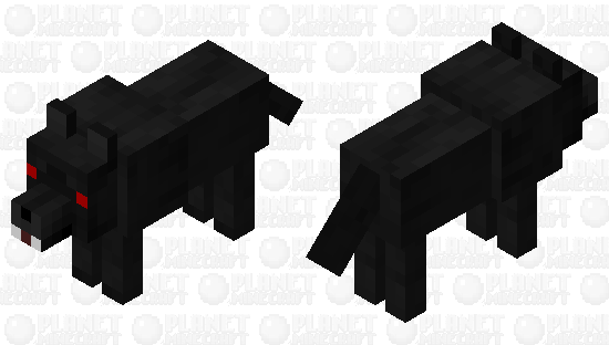 AltCraft Textures - Wolf/Dog (angry) Minecraft Mob Skin