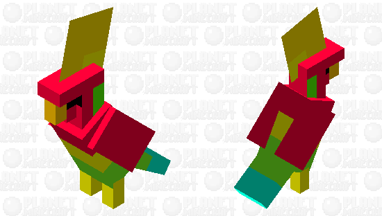 Macaw Minecraft Mob Skin