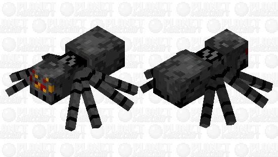 Shadow Spider Minecraft Mob Skin
