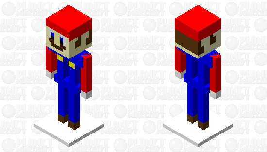Mario Armour Stand Minecraft Mob Skin