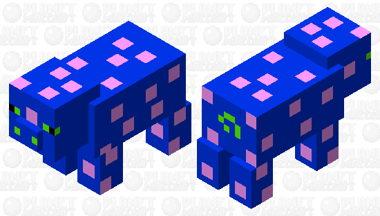 Purple Spotted Pig Minecraft Mob Skin