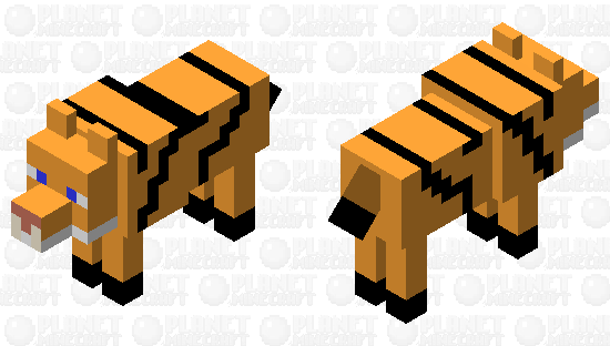 Saber tooth tiger (alt) Minecraft Mob Skin