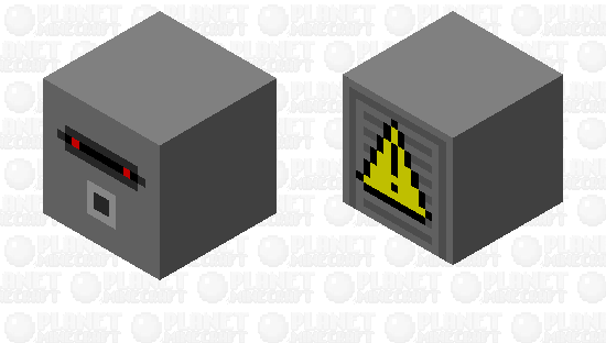 Ghast Drone Robot (Cannon Mouth) Minecraft Mob Skin